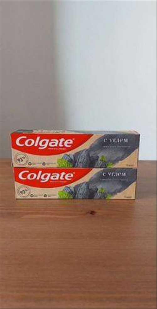 Зубная паста Colgate c углем