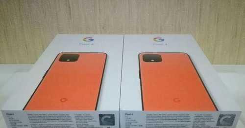 Google Pixel 4 Oh So Orange 64 и 128 гБ новые