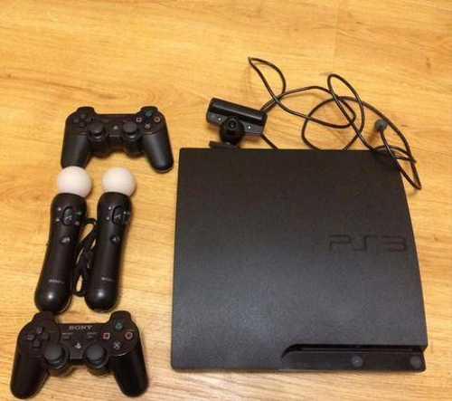 Sony Playstation 3 320gb slim + 35 игр PS3