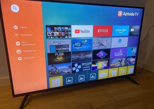 4K UHD Телевизор Erisson 50ulea18T2SM, smart tv