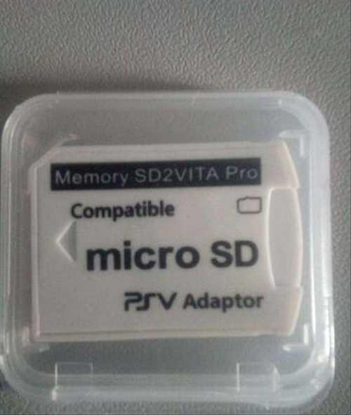 PSVita micro Sd адаптер переходник