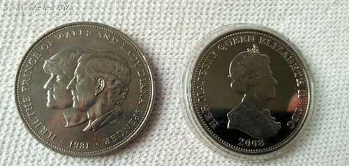 Монеты Великобритании.Королева Елизавета 2