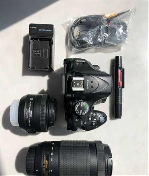 Фотоаппарат Nikon D5200 + 2 объектива