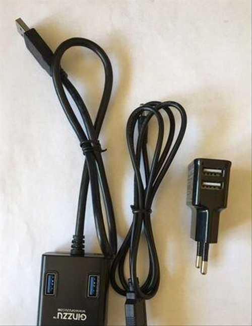 USB - разветвитель ginzzu GR - 384UAB