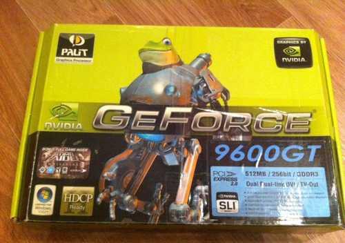 Palit GeForce 9600GT 512Mb Полный комплект