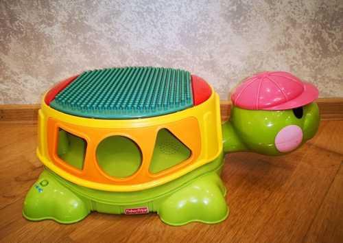 Большая музыкальная черепаха сортер Fisher Price