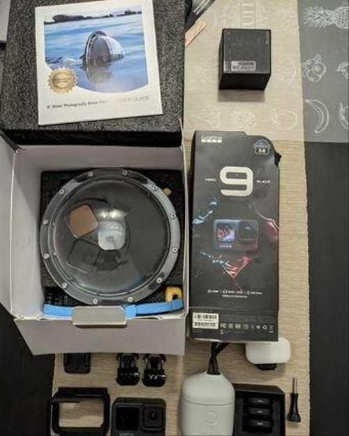 Камера GoPro Hero 9 + набор для экшн-съемки