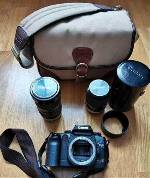 Камера зеркальная Canon EOS 55 + 2 объектива