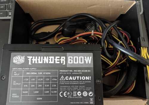 Блок питания Cooler Master Thunder 600W