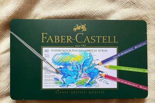 Набор акварельных карандашей Faber-Castell, 60цв