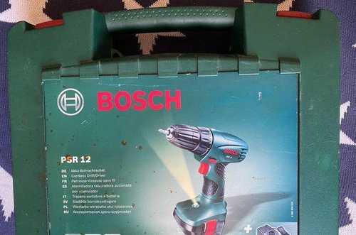 Аккумуляторный шруповерт Bosch