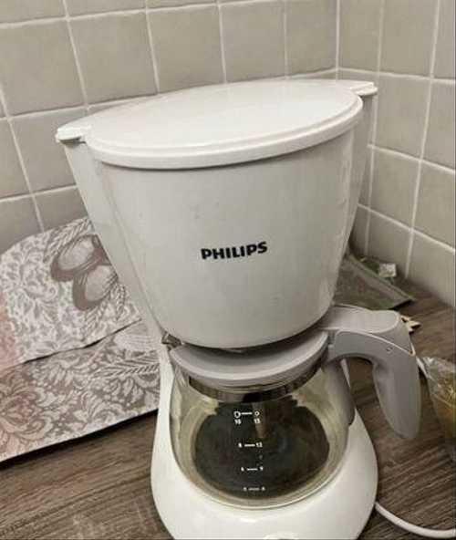 Кофеварка капельная Philips HD7447/00, белый цвет