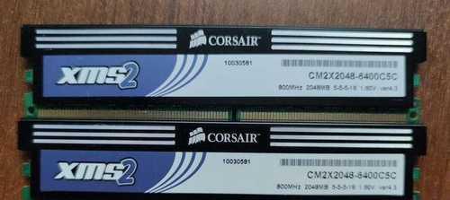 DDR2 Corsair XMS2 2x2Gb 800MHz