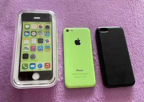 Телефон iPhone 5c 16 Гб зелёный