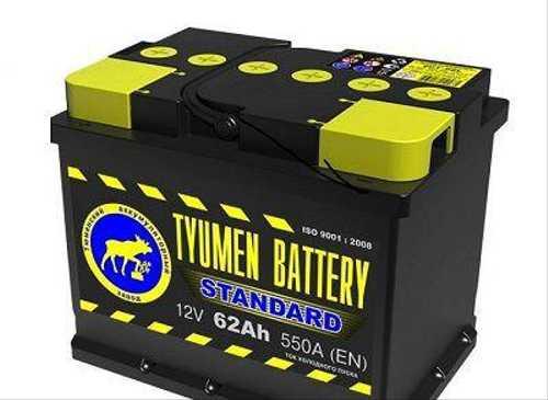 Аккумулятор Тюмень standard 6 ст-62 апз