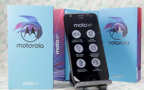 Motorola Moto X4 - Black / Blue - Оригинал, Новые