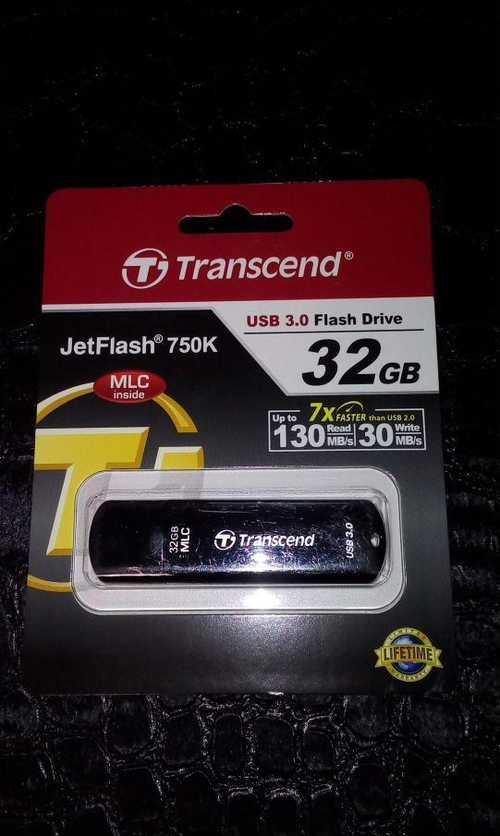 Флешка Transcend JetFlash 750K USB 3.0 32Gb