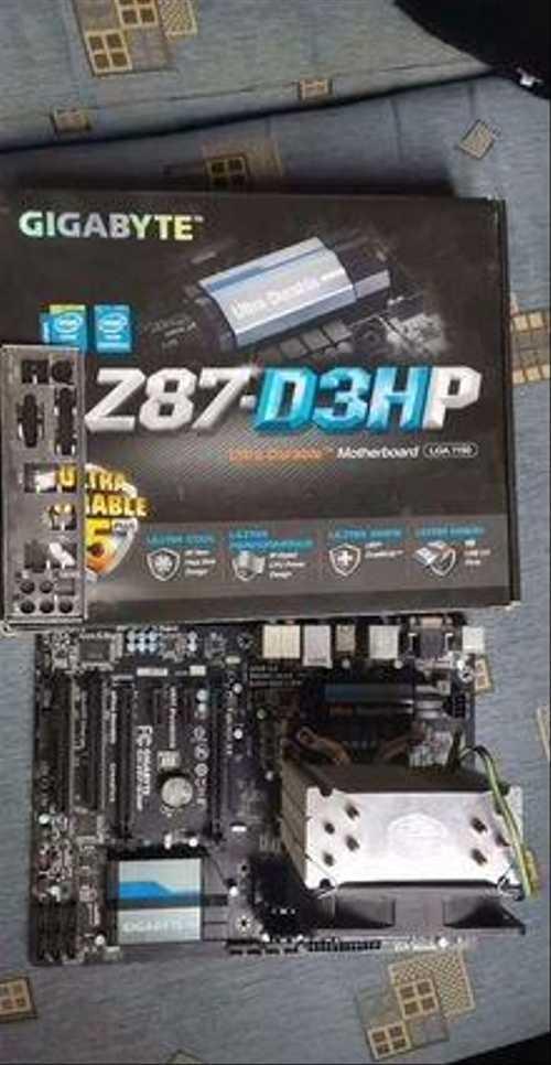 Комплект i5 4670+ Z87+DDR3 16gb+куллер