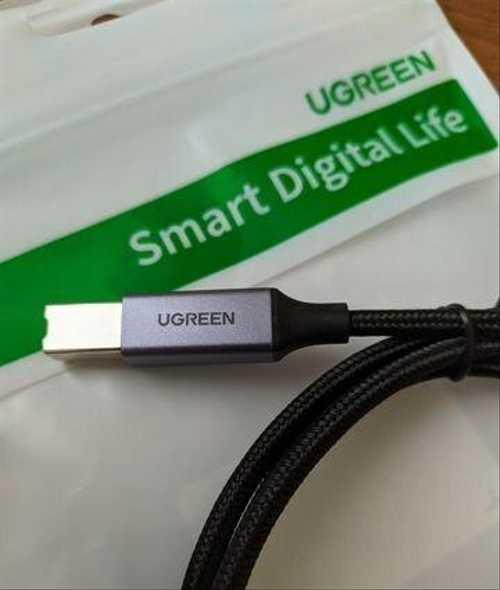 Кабель Ugreen USB A (m) USB B (m) принтер цап