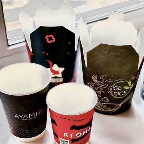 Коробка для лапши вок WOK