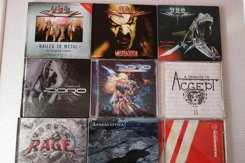 CD UDO,Accept, Doro,Rammstein, Apocalyptica, Rage