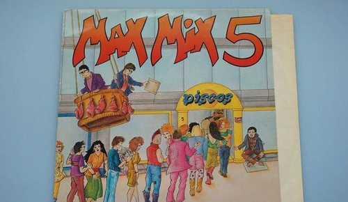 "Max Mix 5" -Various -1987 -Spain -Italo-Disco -LP