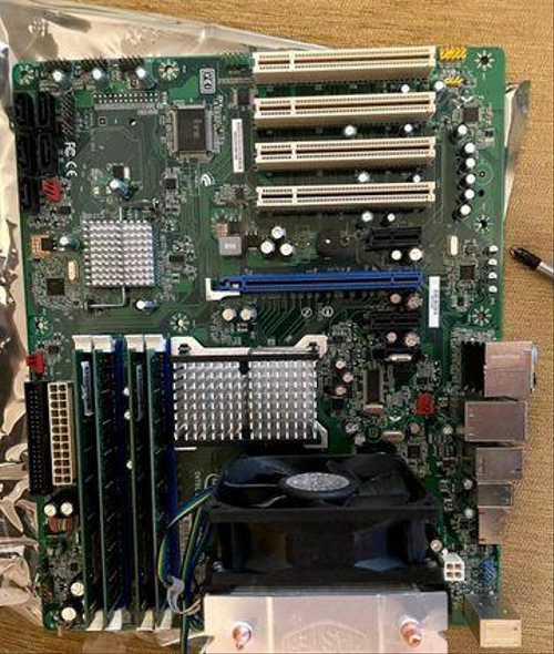 MB Intel DP443BF + CPU E7400 + RAM DDR3 12 Gb