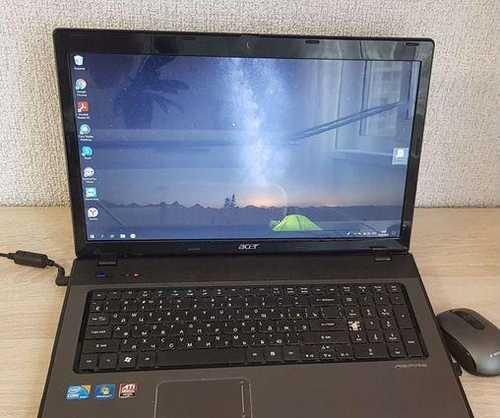 Acer aspire 7741G-5464G50Mikk, 17"