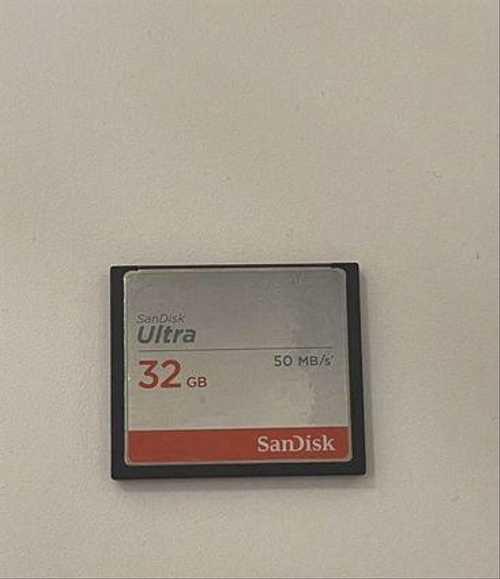 SanDisk Ultra CompactFlash 32gb