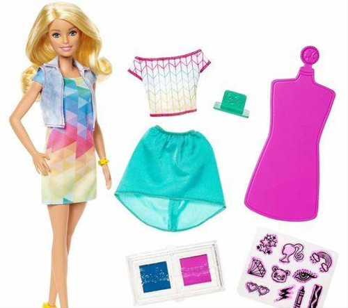 Навая Кукла Barbie Крайола Цветной сюрприз