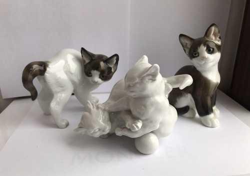 Котята Meissen Фарфор Германия