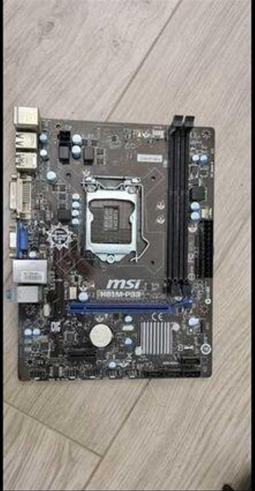 Материнская плата Msi h81m-p33