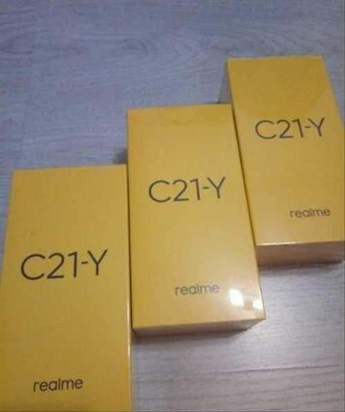 Realme C21 Y(4/64) NFC. Новый. Запечатанный