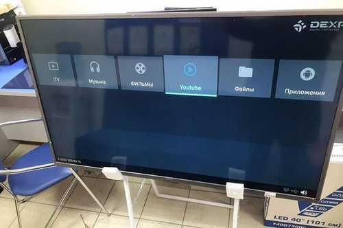 New 55"139см 4К Телевизор Dexp SmartTV Android9сер | Festima.Ru - Мониторинг объявлений