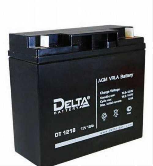 6-FM-20 12V 20 AH 20HR аккумулятор Delta DT-1218
