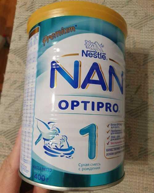 Смесь nan optipro 1, 2 банки