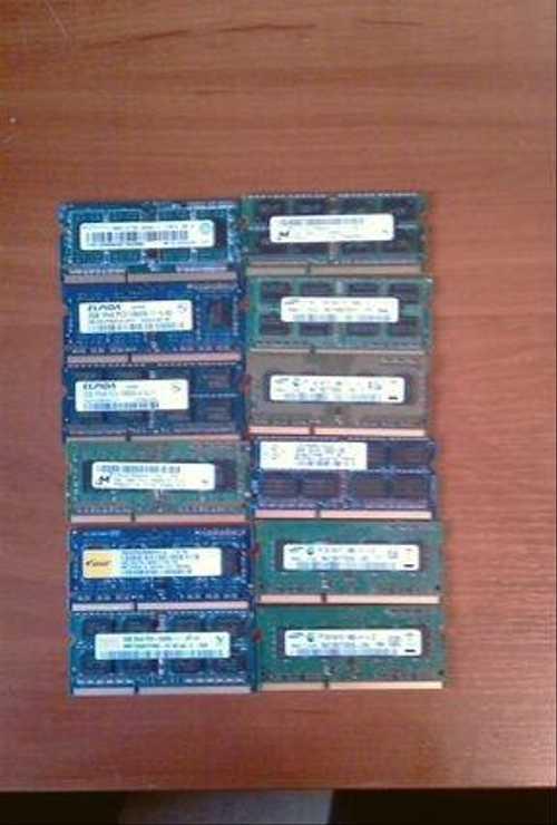 Продаю память So-dimm ddr3 2Gb 8500-12800