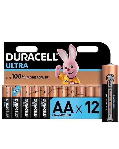 Батарейка щелочная Duracell Ultra aa и aaa