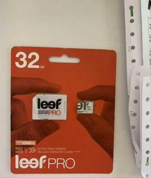 Карта памяти Leef PRO microsdhc 32 гб