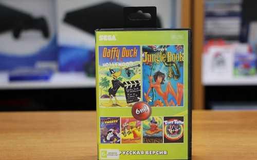 Картридж Sega AA-16001 6в1 (Jungle Book)