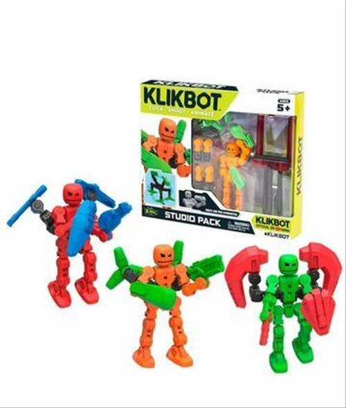 Игрушка Stikbot Klikbot студия TST2600 Оранжевый