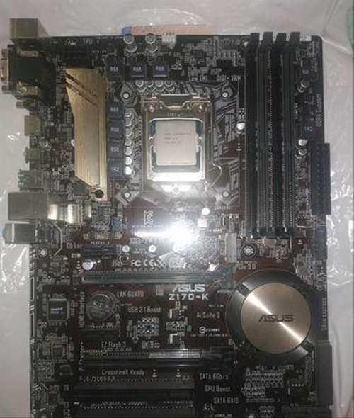 Комплект asus Z170-K + i7 6400t (qhqg)