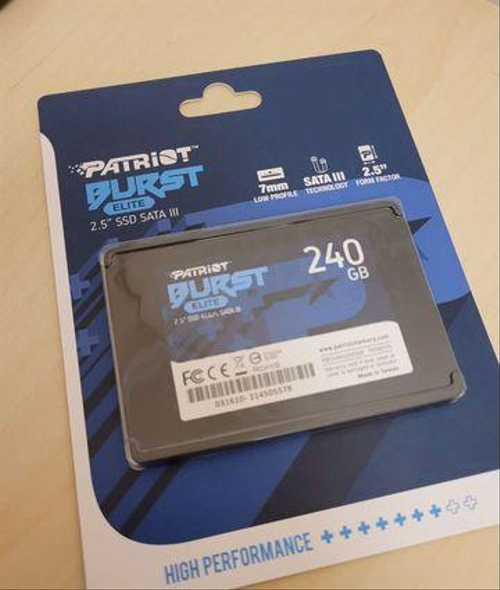 Прошивка ssd patriot burst 240gb