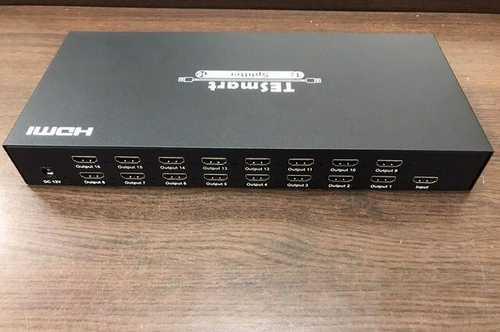 1x16 hdmi splitter разветвитель 4K 4:4:4 новый