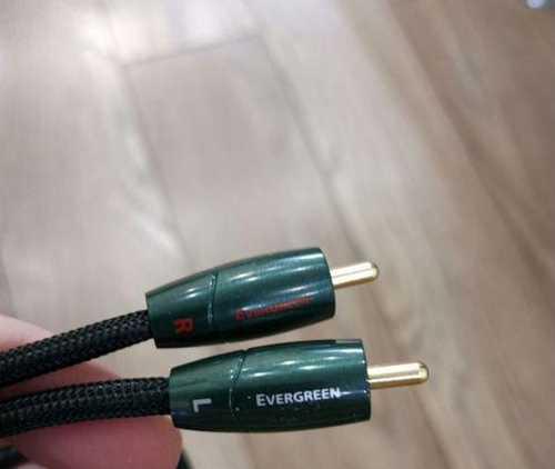 Кабель межблочный AudioQuestEvergreen 2RCA-2RCA 3м