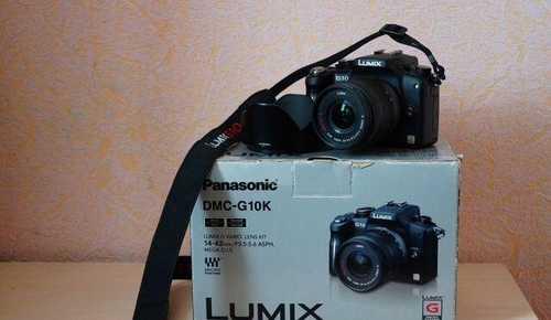 Panasonic Lumix G-10 с объективом 14-42/3,5-5,6