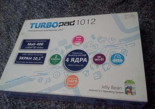 Turbopad 1012 дисплей 10,1"