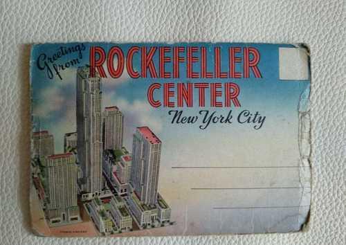 Открытки Rockefeller center New York City