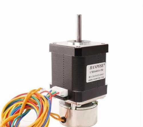 Шаговый двигатель nema 17 17hs8401-SZ с электромаг