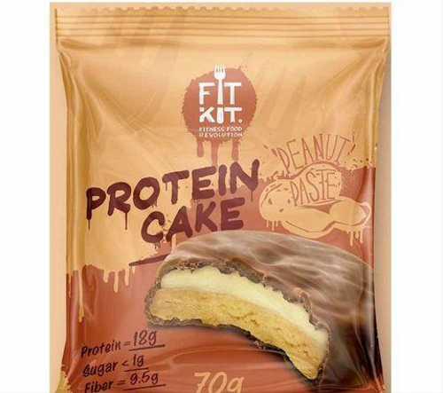 Протеиновое печенье FIT KIT protein cake, 70 г